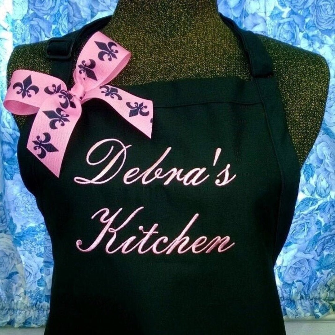 Personalized Apron Kitchen Apron Monogrammed Apron - Etsy