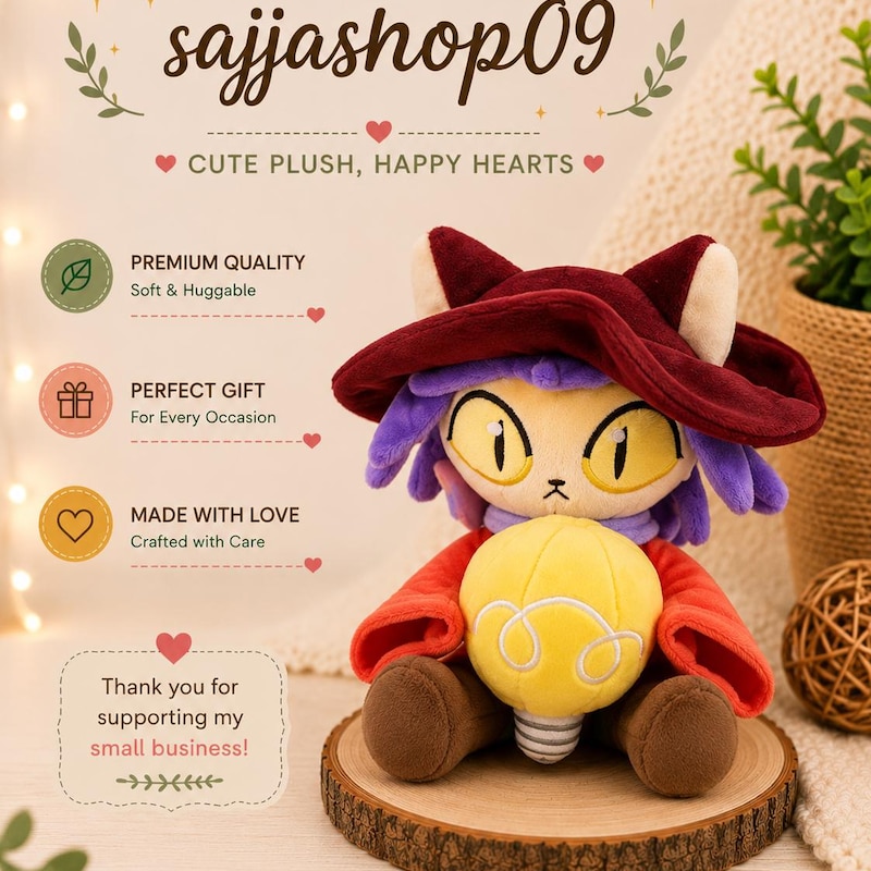 Niko Oneshot Plush - Etsy