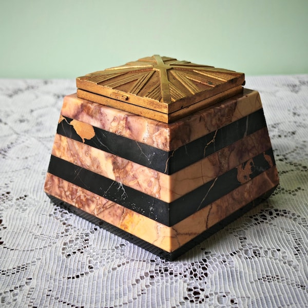 Marble Desk Inkwell - Etsy