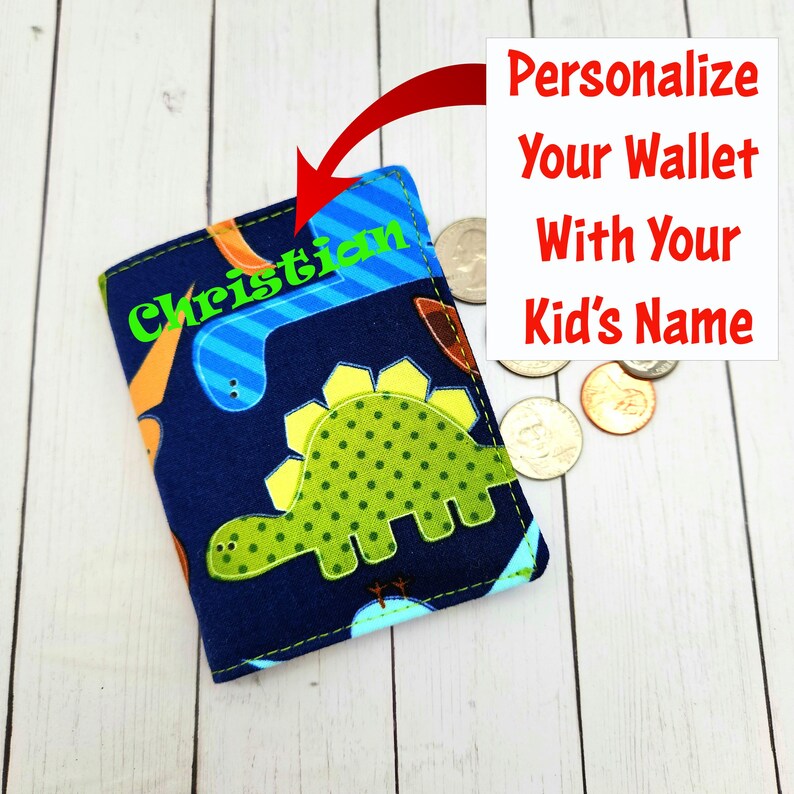 Kids Wallet, Personalized Wallet, Kids Cash Wallet, Children Wallet ...