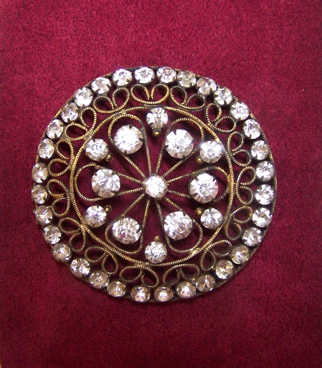 VICTORIAN or EDWARDIAN EMBELLISHMENT - Large Statement Piece - Gold ...