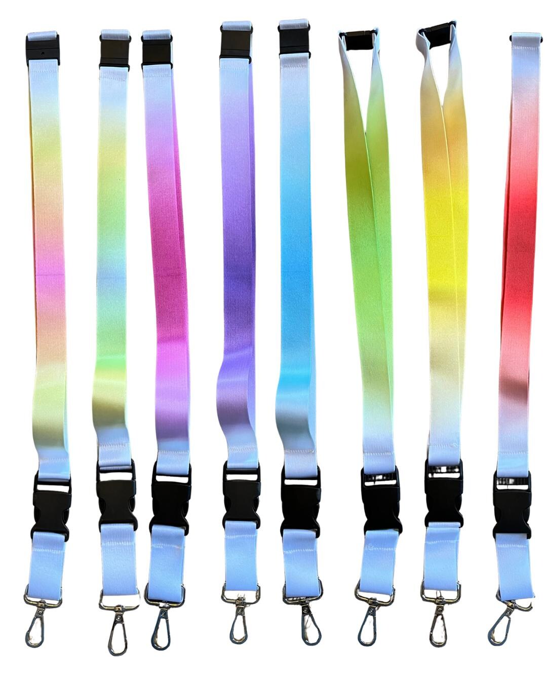 Gradient Coloured Child/adult Handmade Printed Lanyard 20/25mm - Etsy