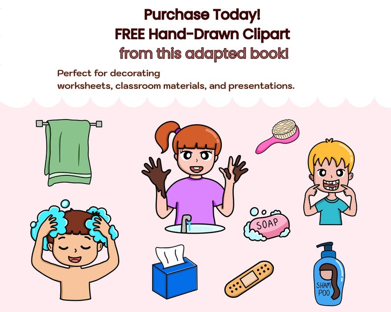 Adapted Book for Personal Care Objects | Preschool Resource | Special ...