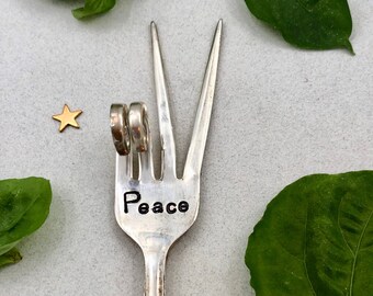 Fork Peace Sign | Etsy