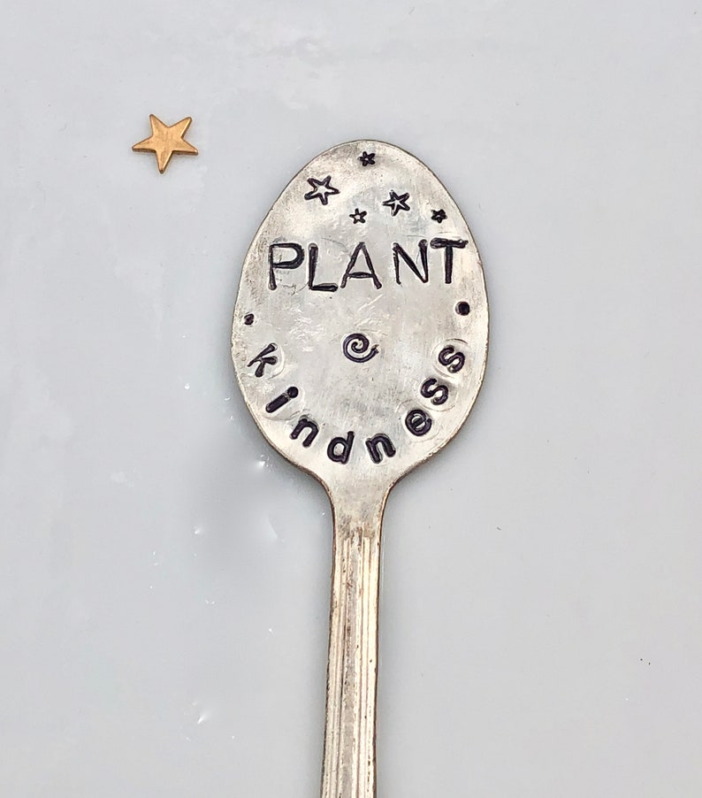 Garden Marker Plant KINDNESS Plant Label Sign Recycled - Etsy