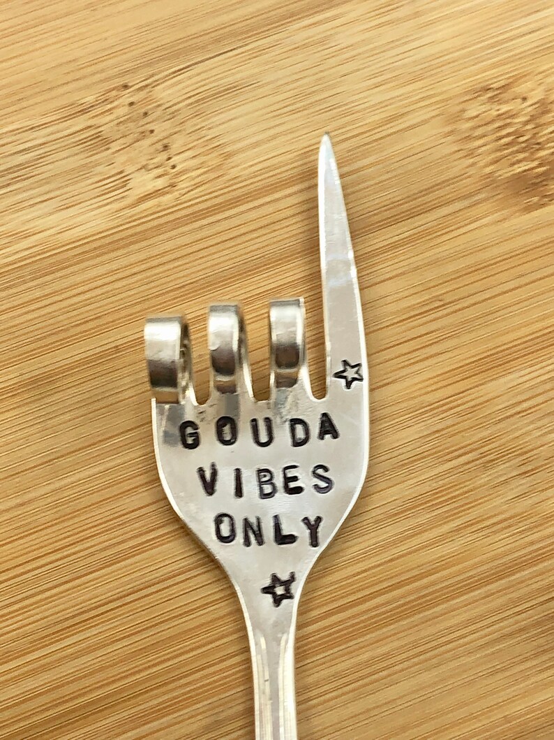 Charcuterie Board Cheese Pick Appetizer Fork Pick Stamped | Etsy
