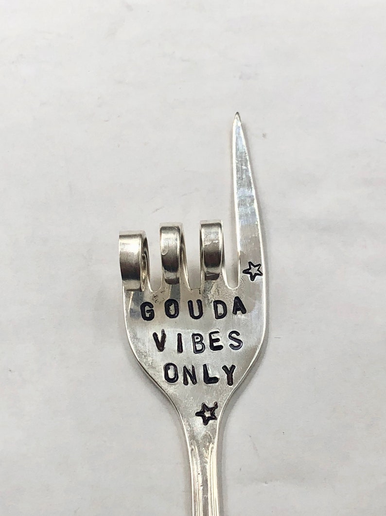 Charcuterie Board Cheese Pick Appetizer Fork Pick Stamped | Etsy