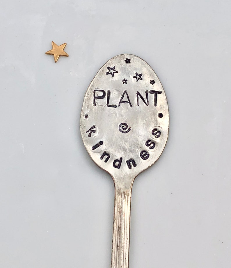 Garden Marker Plant KINDNESS Plant Label Sign Recycled - Etsy
