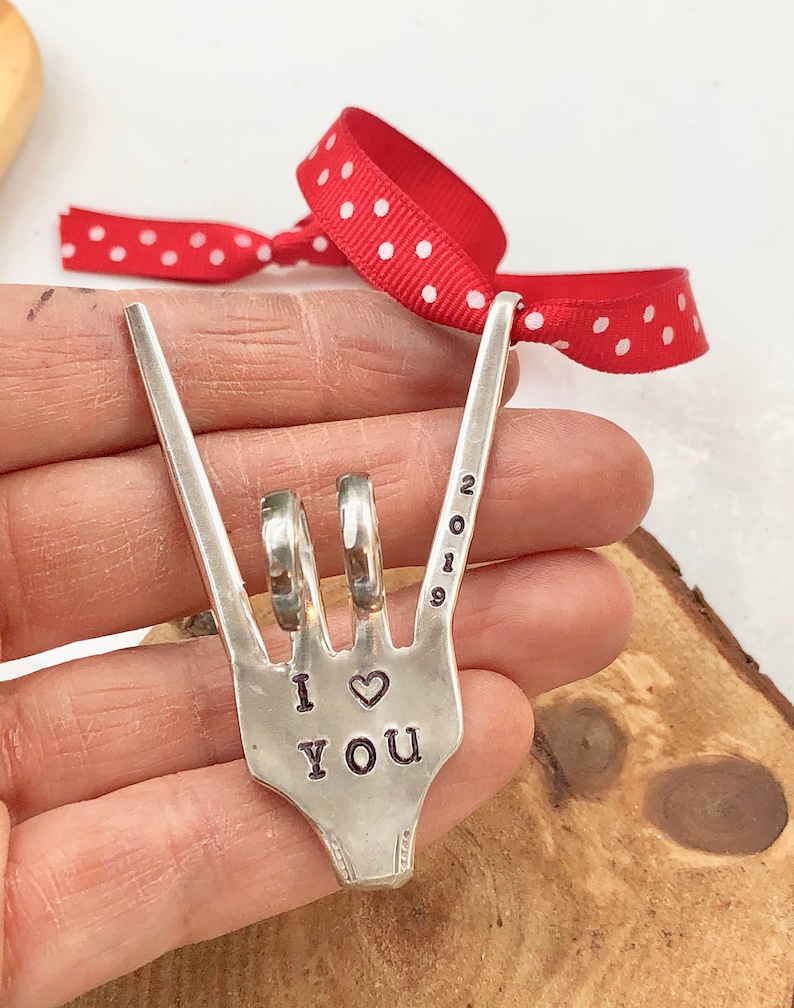Christmas Ornament I LOVE YOU Rock N Roll Sign Language - Etsy