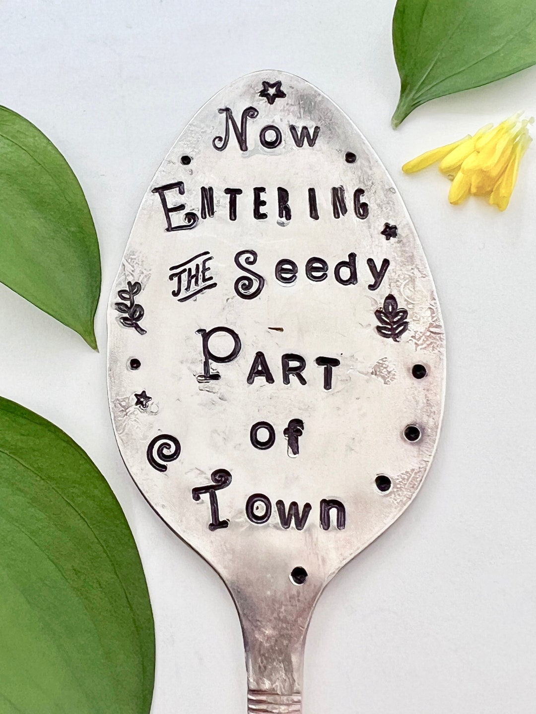 Garden Marker, Funny Plant Label Tag, Now Entering the Seedy Part of ...