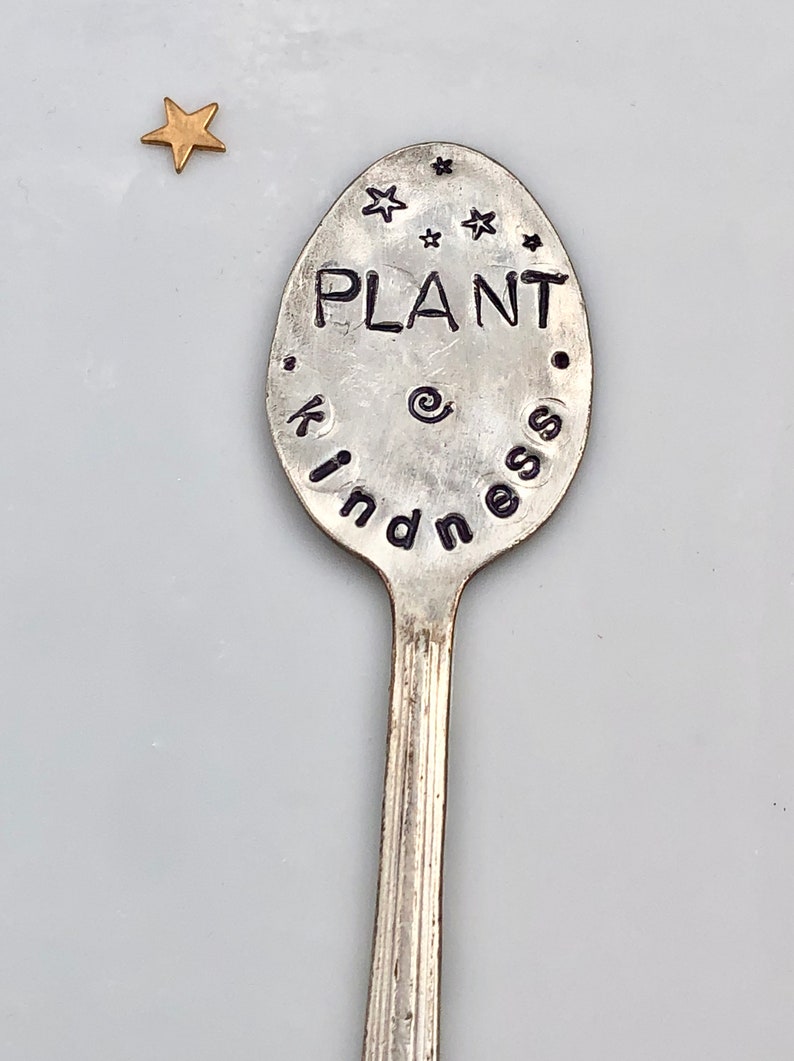 Garden Marker Plant KINDNESS Plant Label Sign Recycled - Etsy