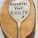 Garden Marker REMEMBER Your ROOTS Plant Label Tag Silver - Etsy