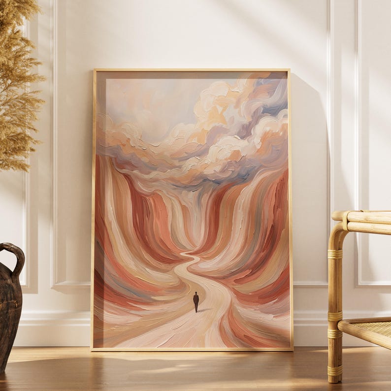 Surreal Desert Wall Art Printable Instant Download | Earth Tone ...