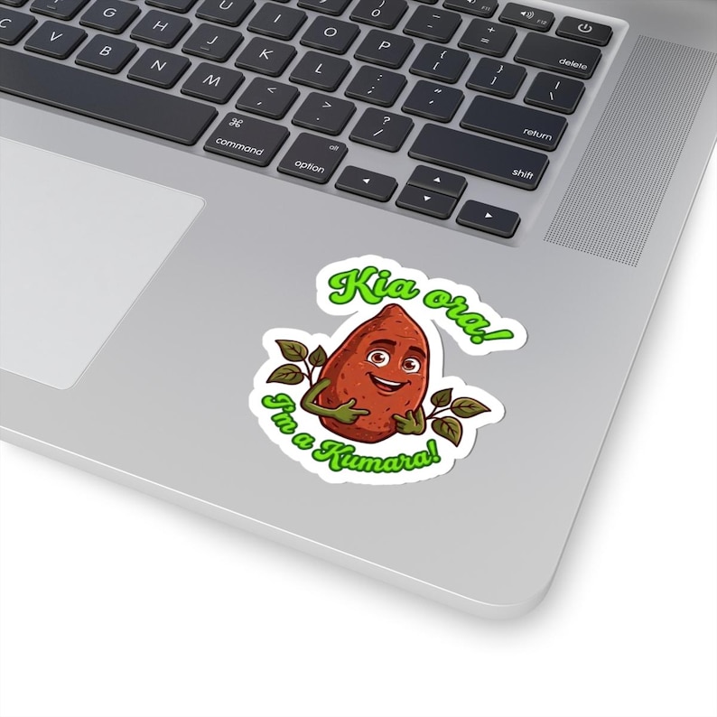 Kia Ora I'm a Kumara Sticker | Cute Maori Sweet Potato Illustration - Etsy