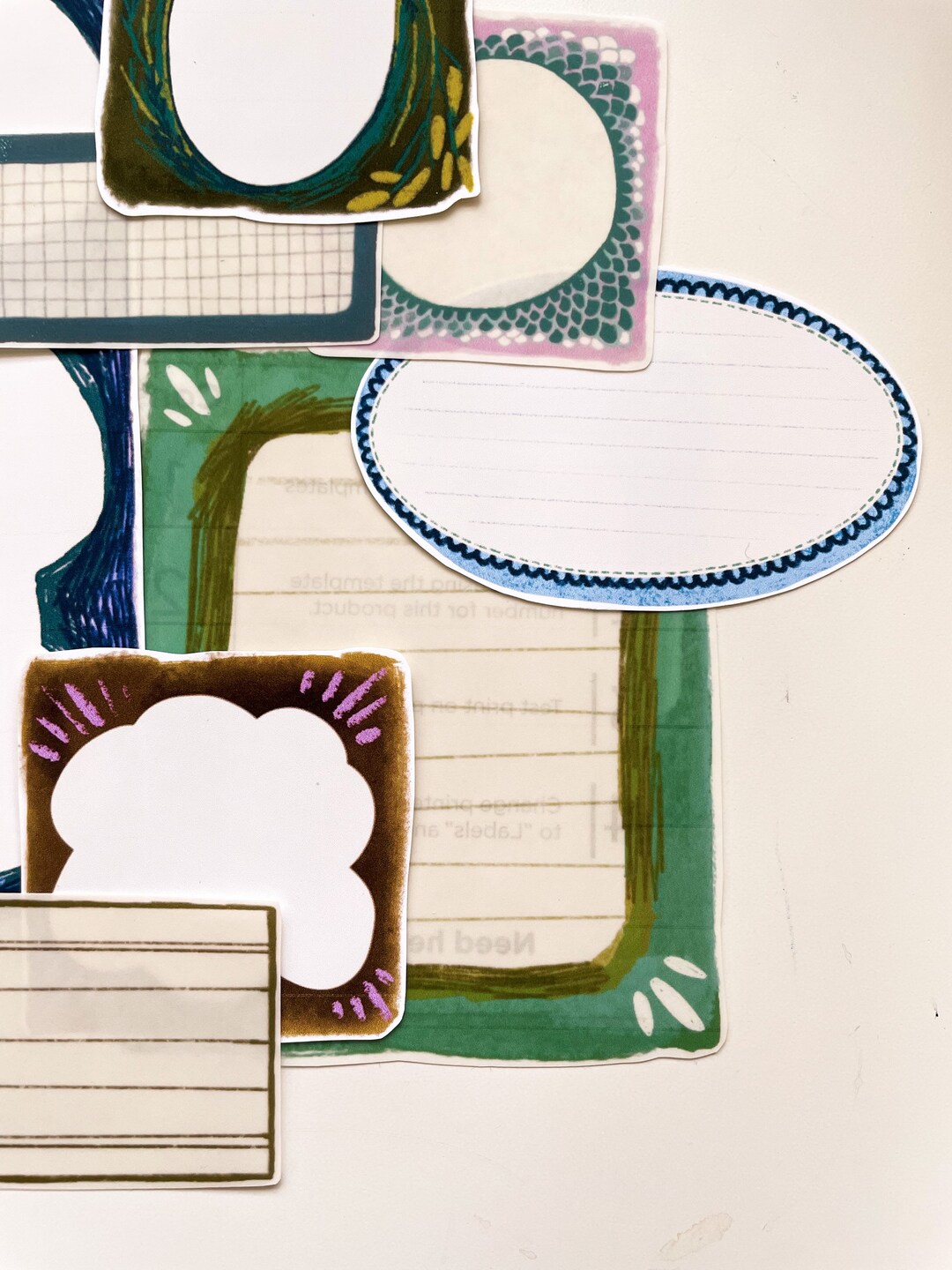 Gather Your Thoughts Journaling Spots and Labels - Etsy