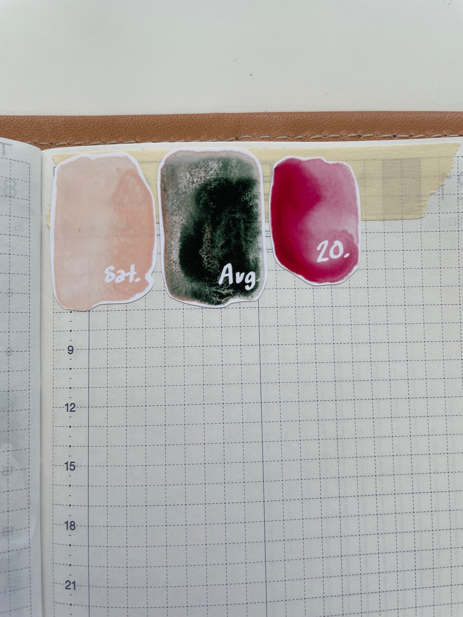 Color Diem Printable Stickers, Journaling Ephemera, Daily Journaling ...