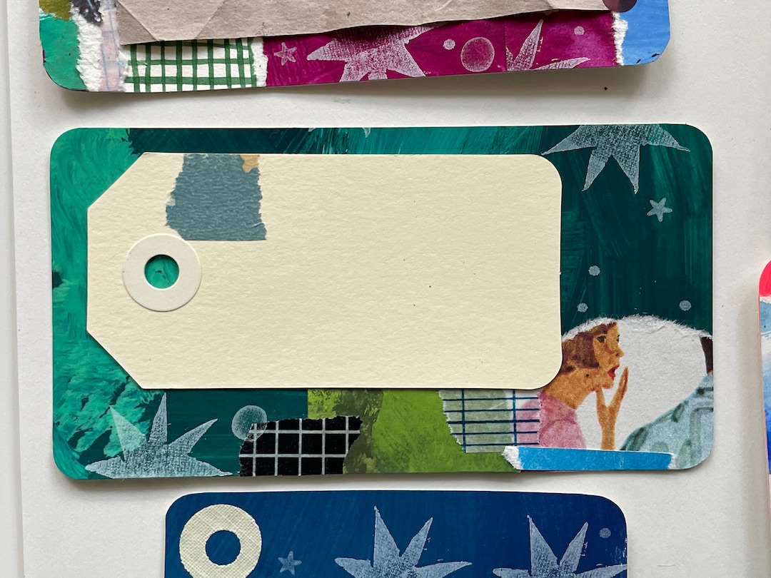 Collage Labels for Journaling, Gift Tags, Jam Jars | Journaling ...