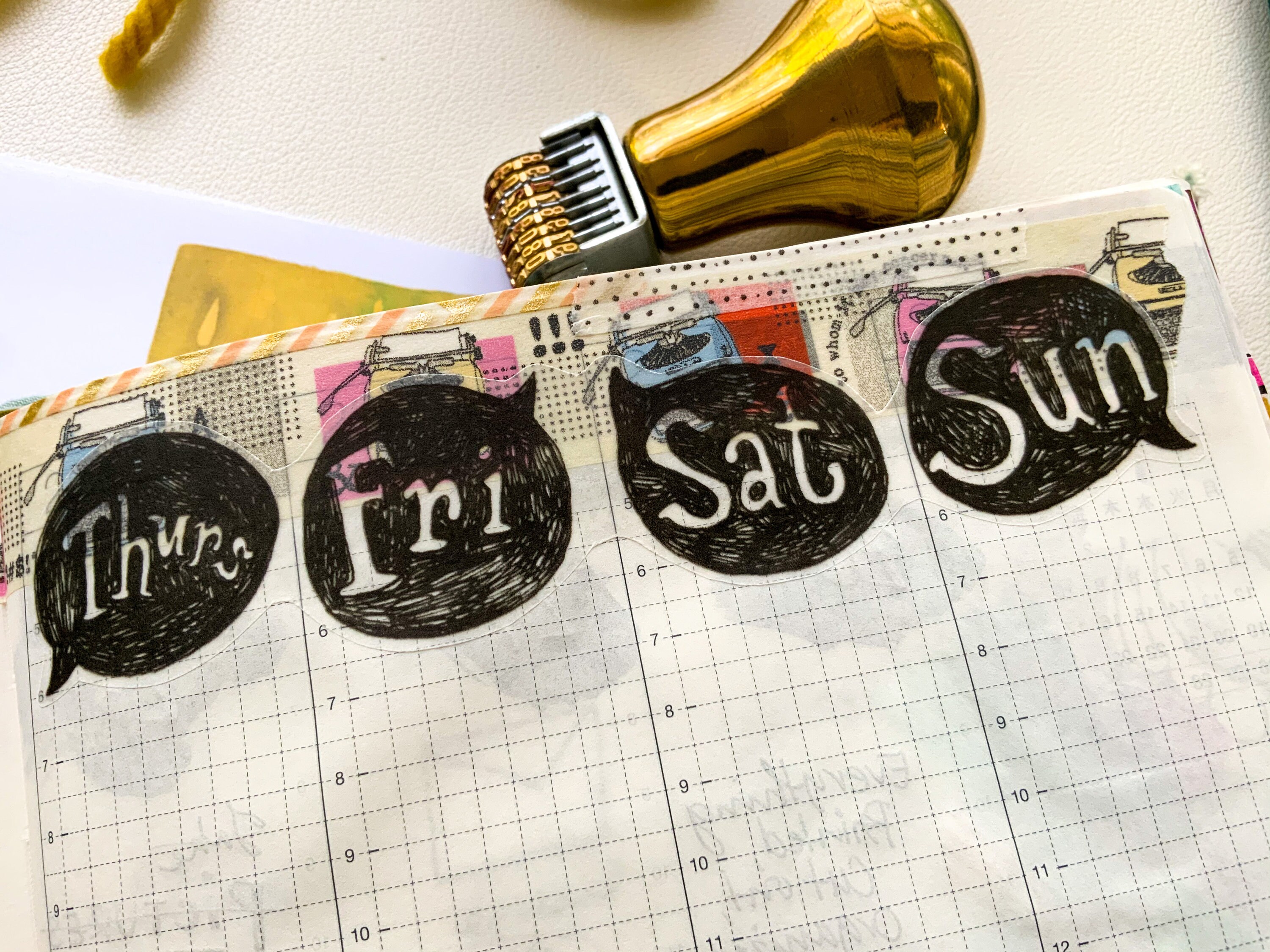 Hand-drawn Hobo Weeklies Printable Planner Stickers - Etsy