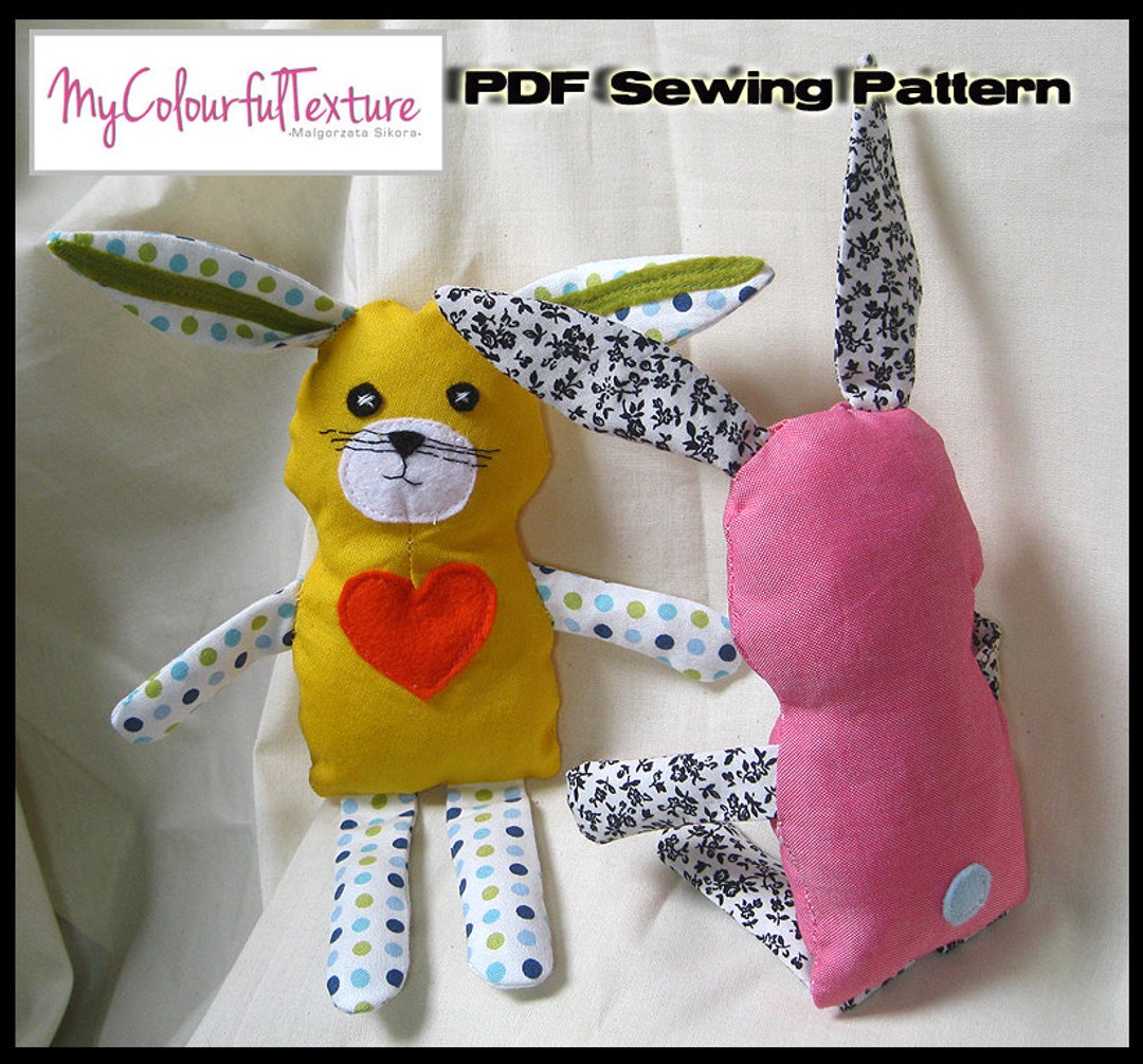 Easter Bunny PDF Sewing Pattern - Etsy