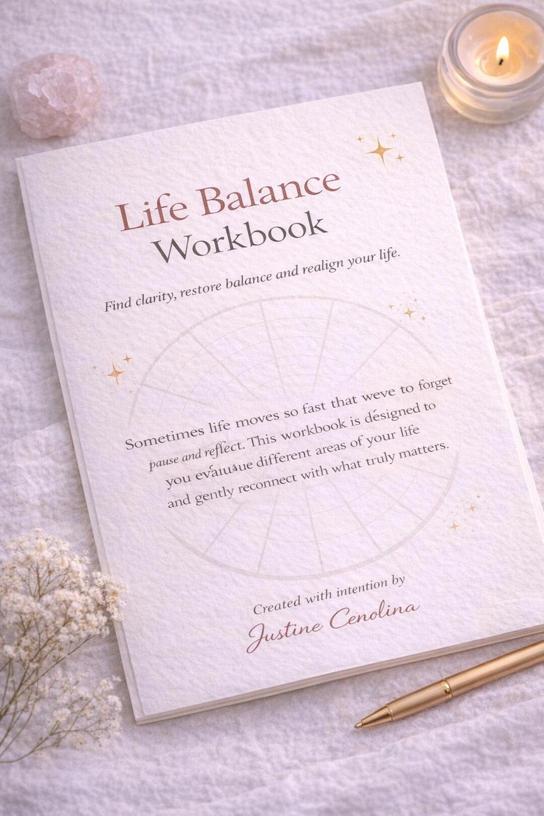 Life Balance Workbook Printable | Wheel of Life Worksheet | Self ...