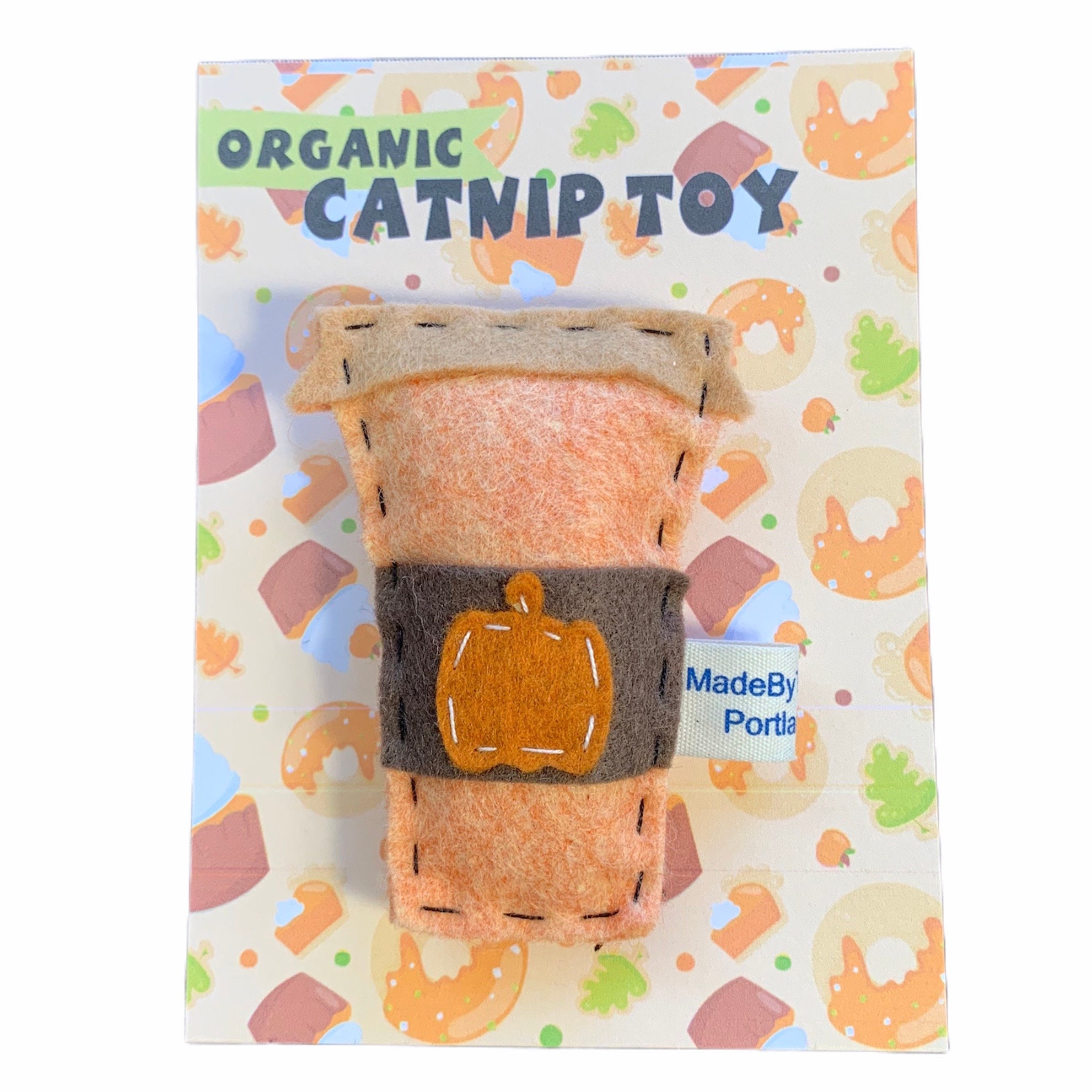 Pumpkin Spice Latte PSL cat toy organic catnip | Etsy