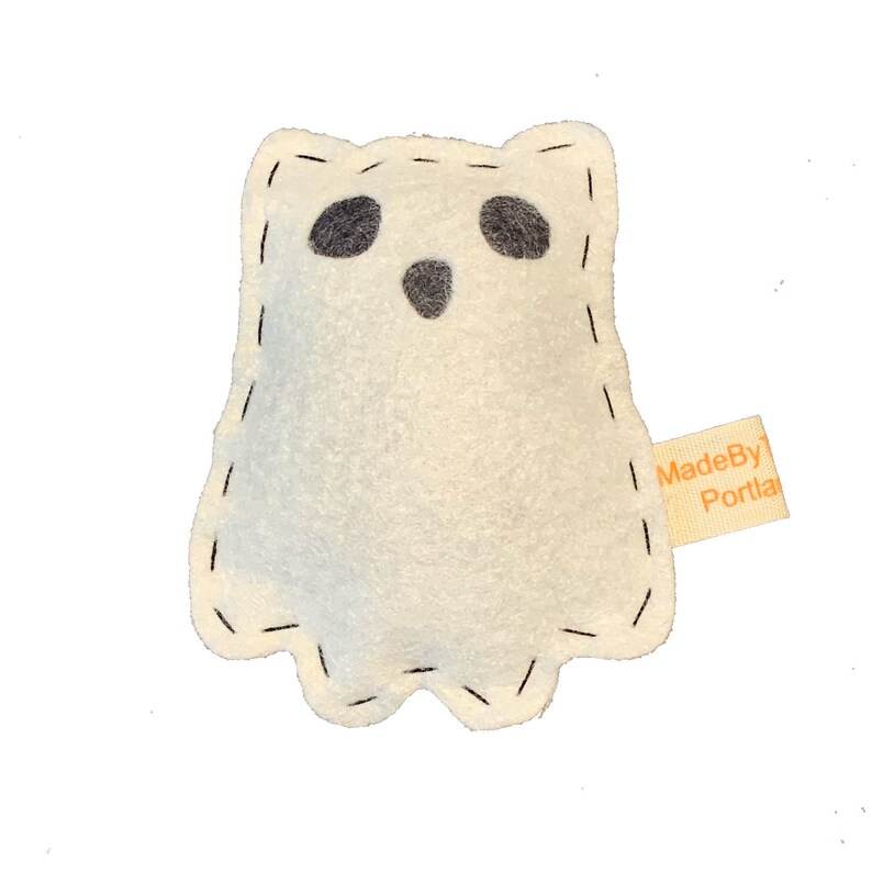 Ghost Cat Cat Toy Organic Catnip Wool-blend Felt | Etsy