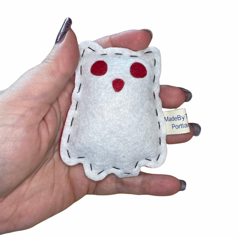 Ghost Cat Cat Toy Organic Catnip Wool-blend Felt | Etsy