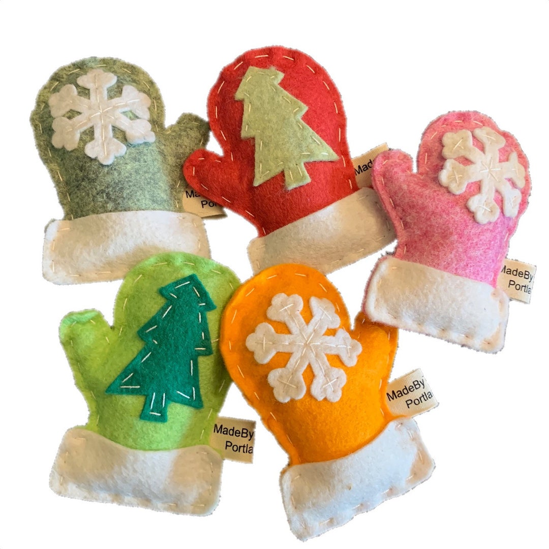 Mitten Cat Toy | Organic Catnip | Wool-blend Felt - Etsy