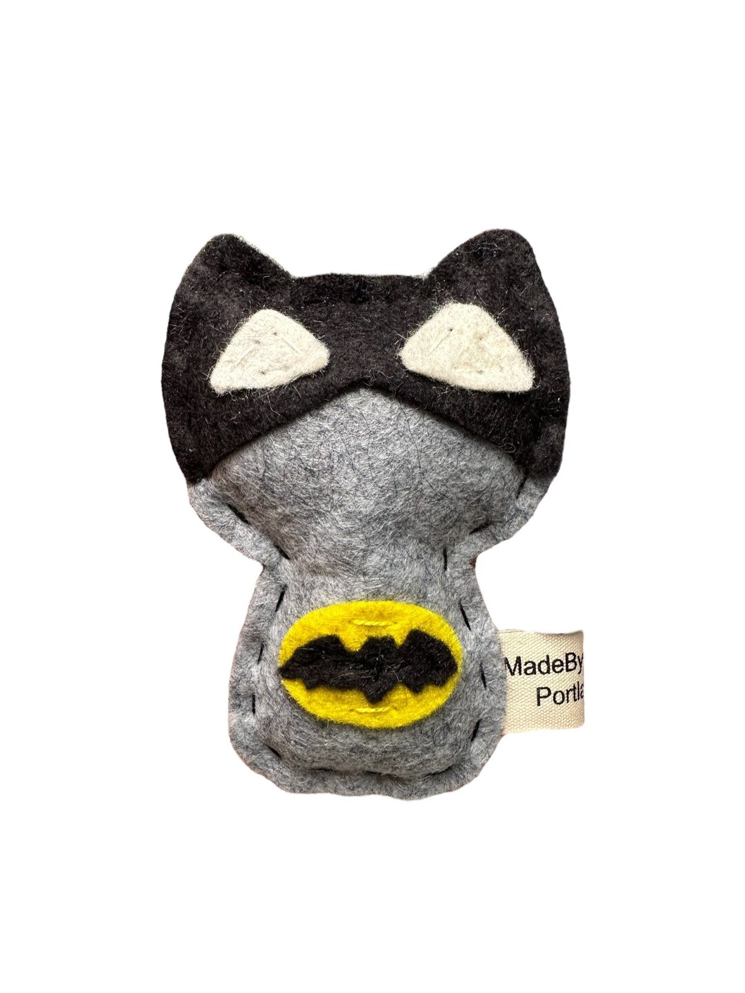 Bat Kitty Super Hero Cat Toy | Organic Catnip | Wool-blend Felt - Etsy