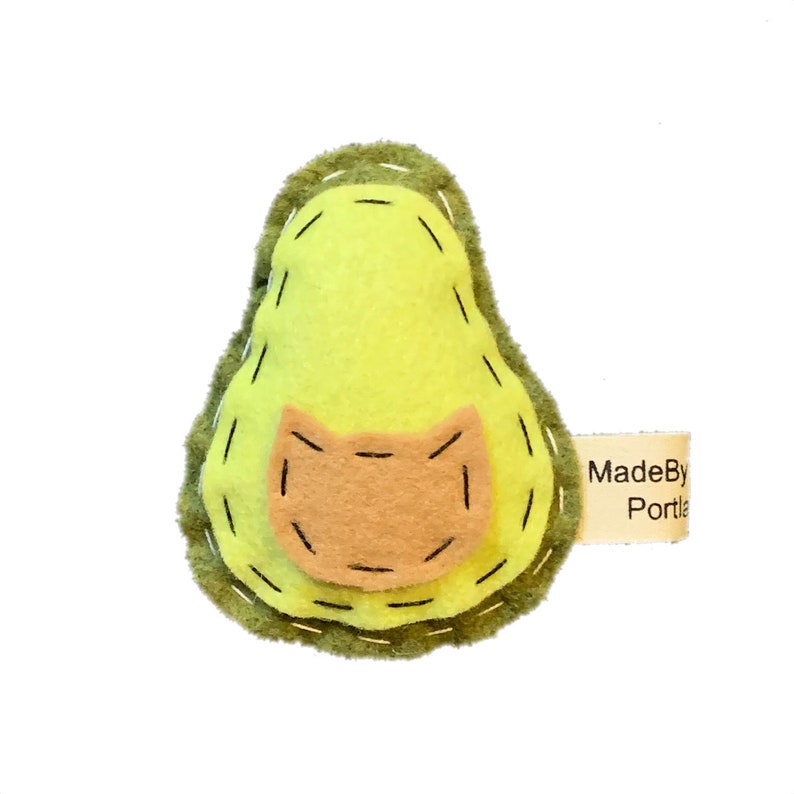 Avocado Cat Toy Organic Catnip Wool-blend Felt - Etsy Avocado Cat Toy Organic Catnip Wool-blend Felt - Etsy