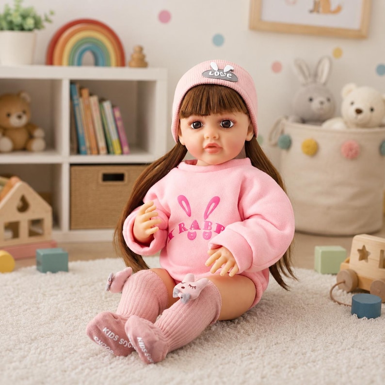AI Interactive Reborn Doll, Smart Talking Learning Toy, Voice ...