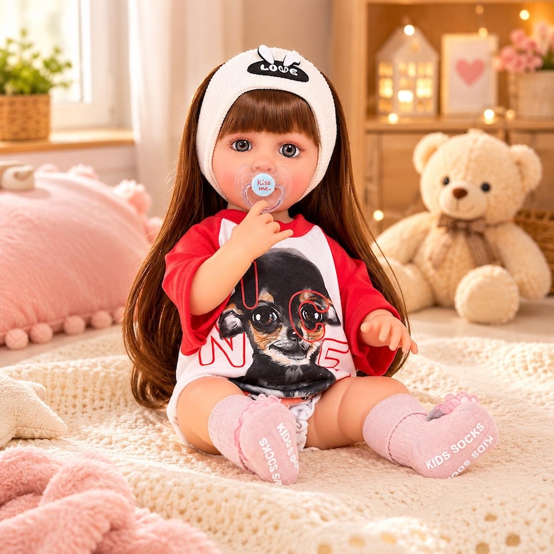 AI Interactive Reborn Doll, Smart Talking Learning Toy, Voice ...