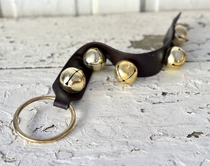 Vintage Jingle Bells on Strap Hanging Bells - Etsy