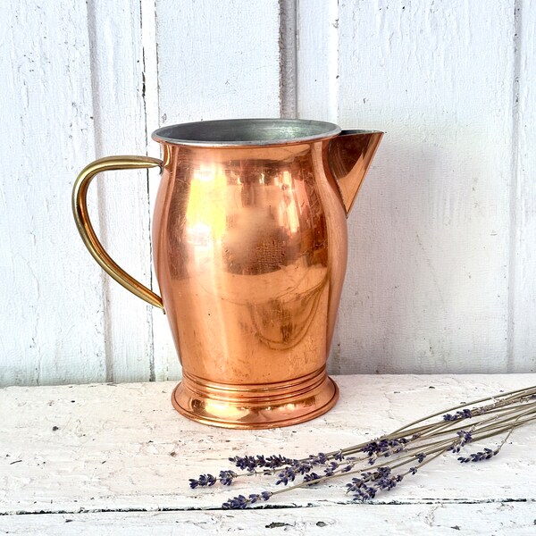 Copper Pitcher - Etsy