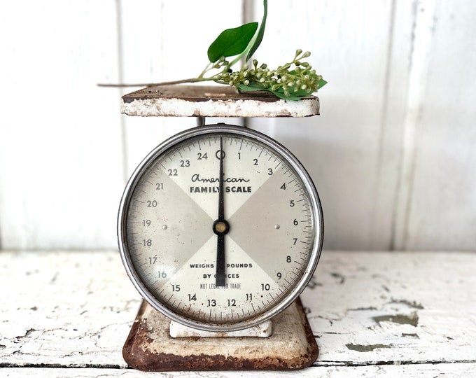 Vintage Farmhouse Scale Rustic American Family Scale - Etsy