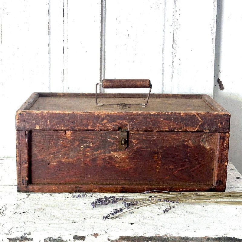 Antique Tool Box - Etsy