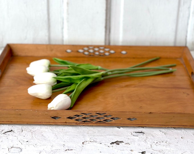 Vintage Wood Tray Serving Tray 1950's Woodpecker Woodware - Etsy