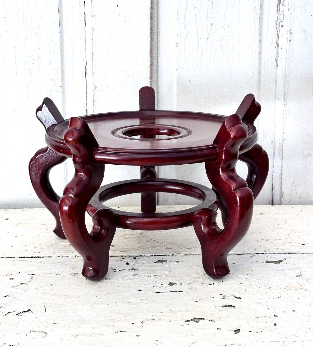 Vintage Rosewood Plant Stand Large Jardiniere Stand Base Ornate - Etsy