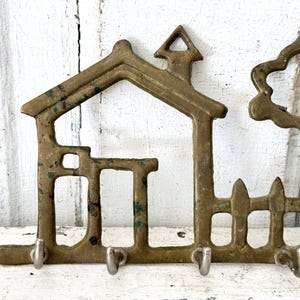 Vintage Brass Key Rack House Home Midcentury - Etsy