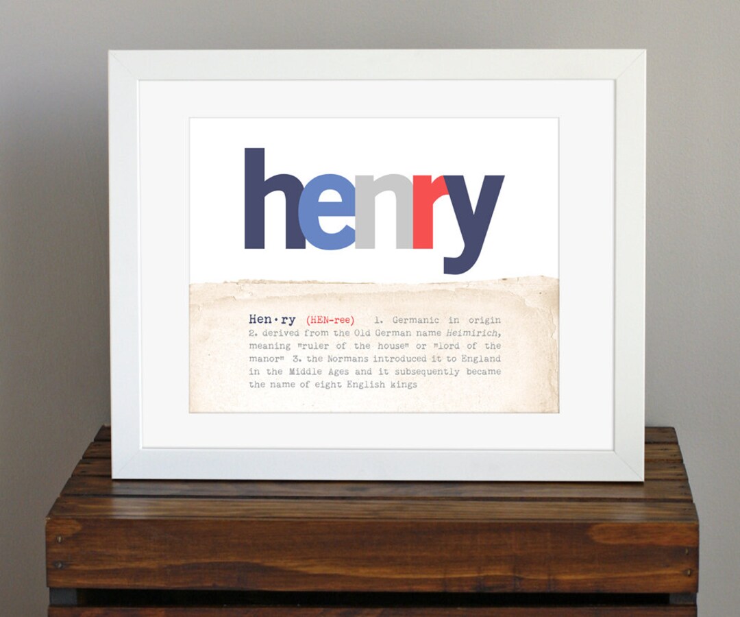 Personalized Child's Name Print - Name Meaning, Boy Nursery Art, Custom ...