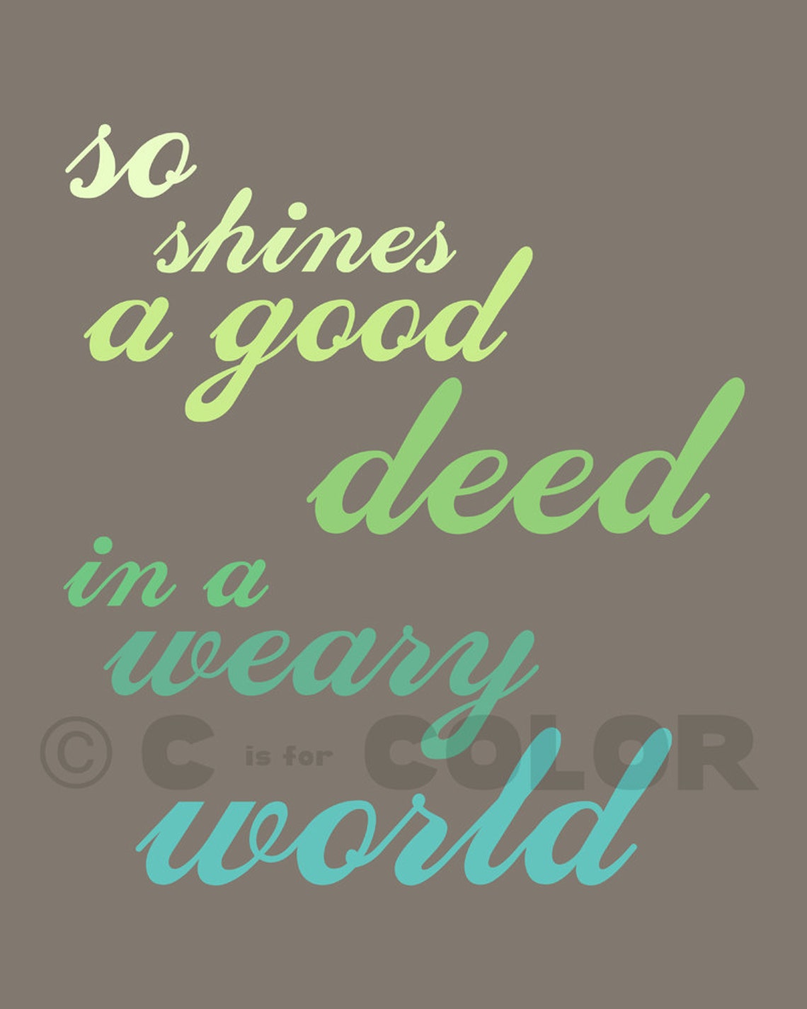 Set of 3 Typography Inspirational Art Prints - Triptych of Willy Wonka ...