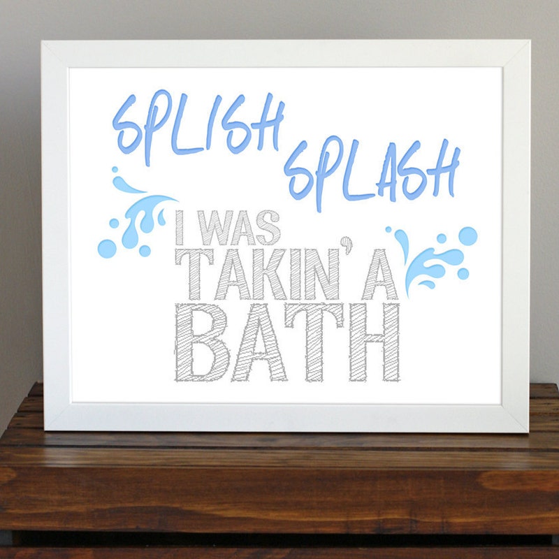 Splish Splash I Was - Etsy