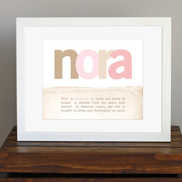 Baby Name Art - Etsy