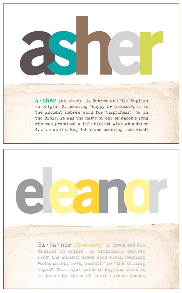 Personalized Child's Name Print Name Meaning Boy - Etsy