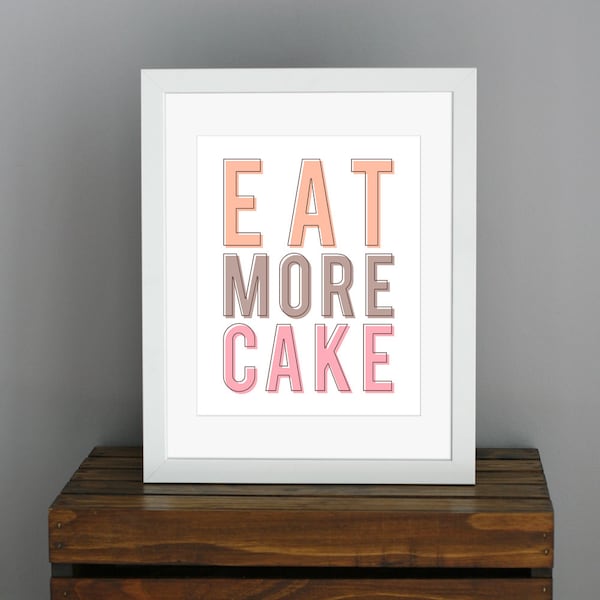 Eat More Cake - Etsy