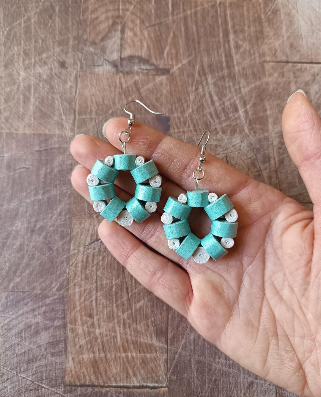 Favini Remake 3D Paper Wheel Quilling Earrings – Eco-friendly Design ...