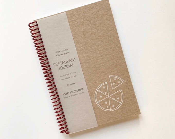 Restaurant Journal - Etsy