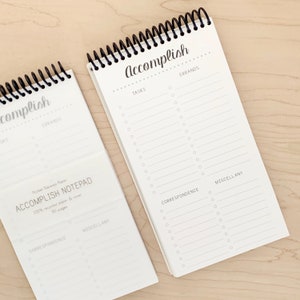Accomplish Notepad to Do List - Etsy