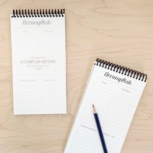 Accomplish Notepad to Do List - Etsy