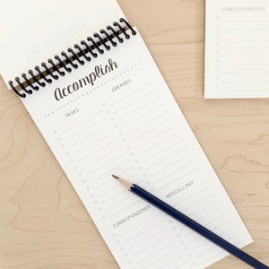 Accomplish Notepad to Do List - Etsy